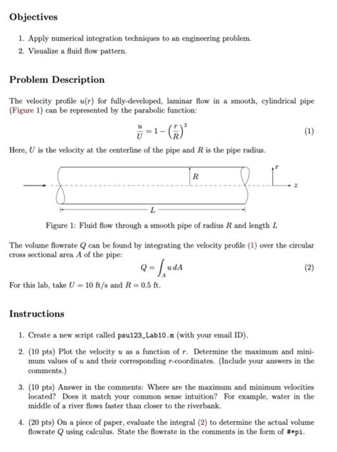 Solved Objectives Apply Numerical Integration Techniques Chegg