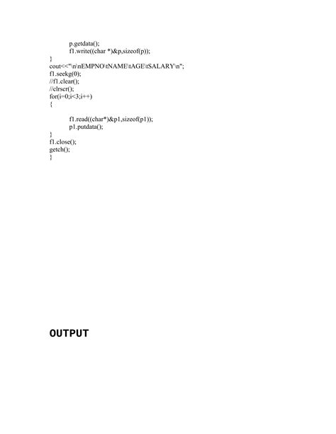 Practical Class 12th Cprogramssql Queries And Output Doc