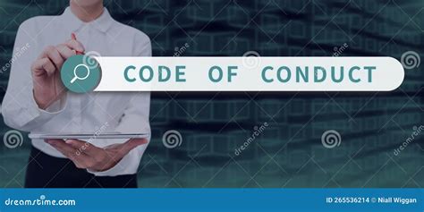 Conceptual Display Code Of Conduct Conceptual Photo Ethics Rules Moral Codes Ethical Principles