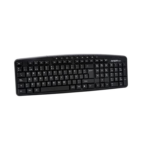 Teclado Argom Tech Alámbrico Usb Multimedia Soytechno
