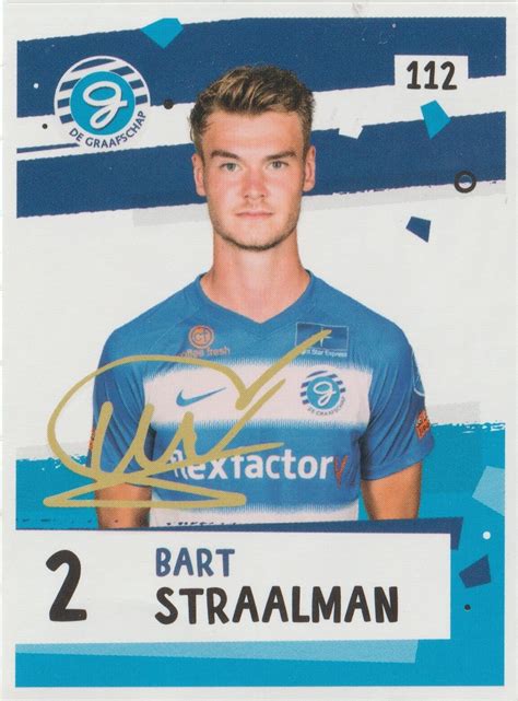 112 Bart Straalman De Graafschap Voetbalplaatjes Paradijs
