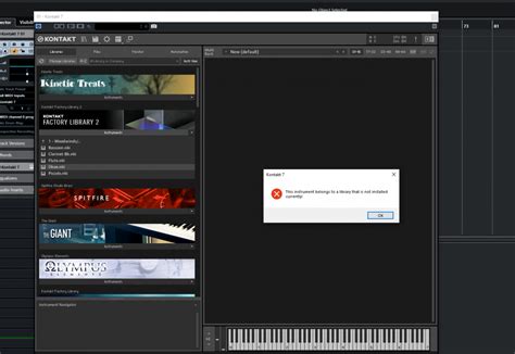 Kontakt 7 Factory Library The Instrument Belongs To A Library That Not