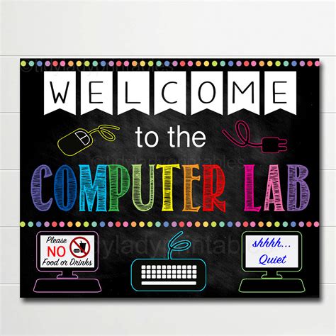 Elementary Computer Lab Decoration Ideas