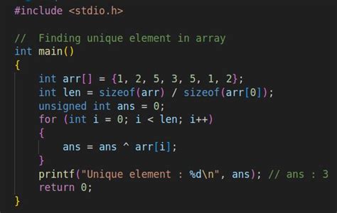 How To Find A Unique Element In An Array Using Xor Kusuma Kiran Kumar