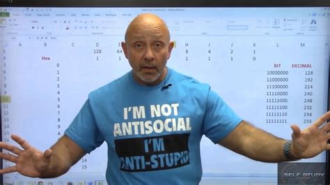 Ccna Training Part 23 Converting A Decimal To Binary Hex Youtube