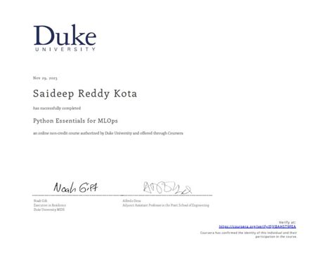 saideep reddy kota on linkedin i m happy to share that i ve obtained a new certification python…