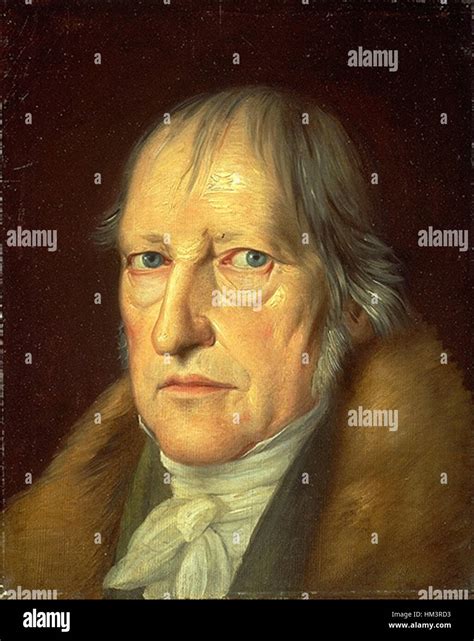 The Portrait Of German Philosopher Georg Wilhelm Friedrich Hegel