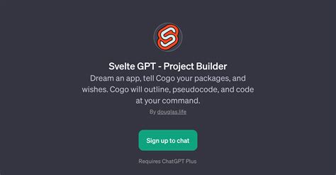 Svelte Gpt Project Builder Ai Tool For App Development Advice