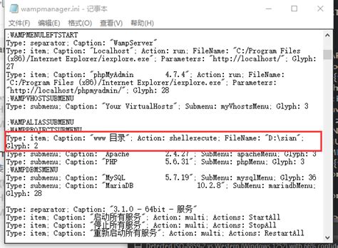 Wampserver 修改根目录wampserver设置运行目录 Csdn博客