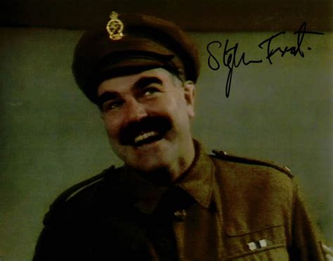 Stephen Frost Corporal Jones In Blackadder Goes Forth Hand Signed Autographica