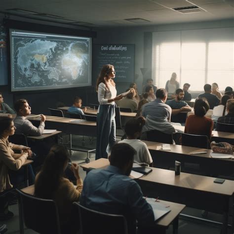 Immersive Learning An Ultra Realistic 8k Ar Cinematic Photo Of A University Class Engrossed In Immersive Learning An Ultra Realistic 8k Ar Cinematic Photo Of A University Class Engrossed In