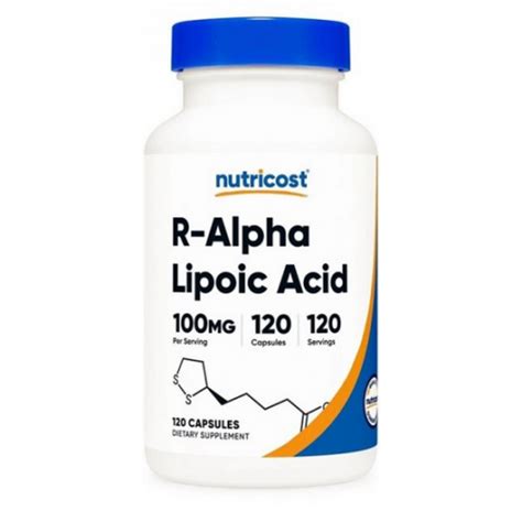 R Алфа липоева киселина 100 Mg 120 капсули R Alpha Lipoic Acid