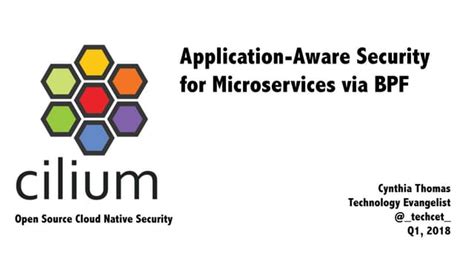 Cilium Application Aware Microservices Via Bpf Pdf