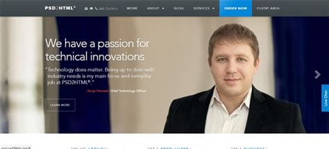 40 Psd To Htmlcss Conversion Slicing Coding Services