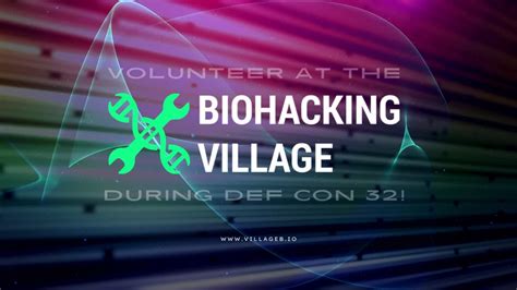Biohacking Village On Linkedin Cybersecurity Defcon Volunteering Donateyourtime Lasvegas