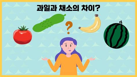 과일인지 채소인지 분류하는 것 가지고 법정 다툼까지 갔다고 과일과 채소의 차이 Youtube
