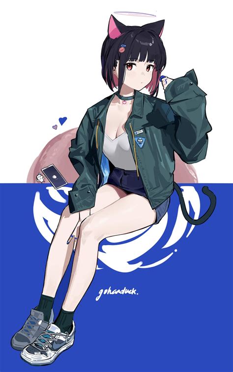 Sensei Doodle Sensei And Kazusa Blue Archive Drawn By Gohanduck