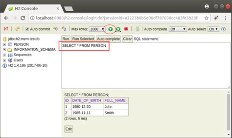 Integrating Spring Boot Jpa And H2 Database