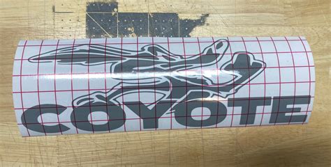 Mustang Coyote Decal Etsy