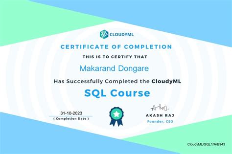 Makarand Dongare On Linkedin Sqlcertification Sqlcertified