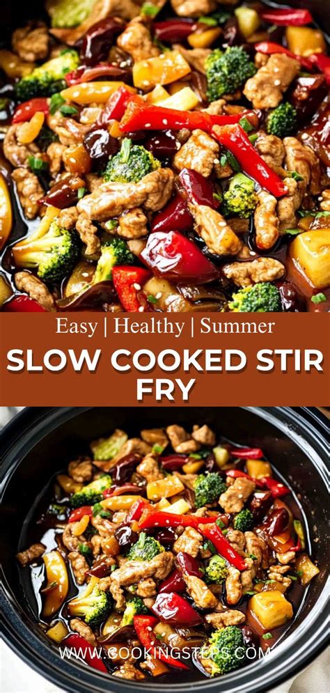Slow Cooked Stir Fry Recipe In 2025 Pork Stir