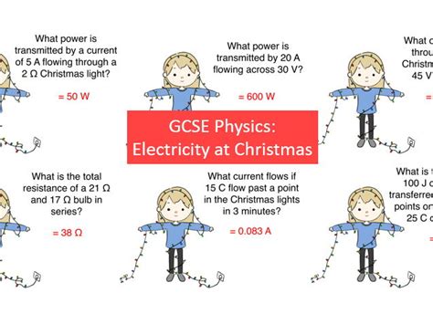 GCSE Physics Electricity At Christmas Teaching Resources