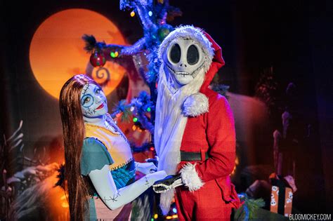 How To Meet Jack Skellington Sandy Claws And Sally Before Mickeys Very Merry Christmas Party