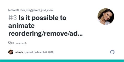 Is It Possible To Animate Reorderingremoveadd Items · Issue 3 · Letsarflutterstaggered