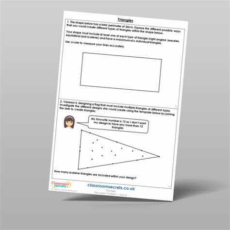 Year 4 Triangles Discussion Problem Resource Classroom Secrets