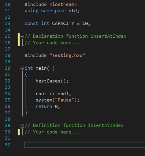 Solved Using The Project Lab01arrayinsertion Implement