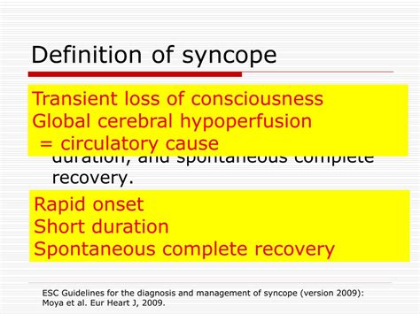 PPT Essential Syncope Diagnostic Algorithm And Management PowerPoint Presentation ID 9247634