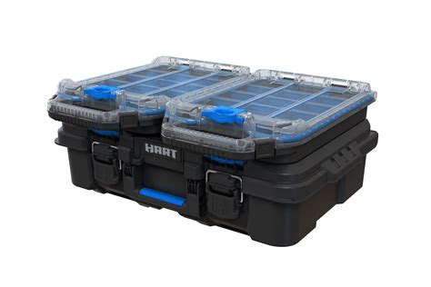 Buy HART Stack System Tool Case With 2 Half Stack Organizers Fits Modular Storage System