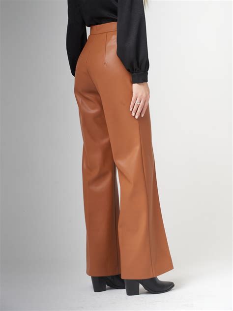Брюки широкие из экокожи Vedma Sku 33640114 купить в интернет магазине «vedma