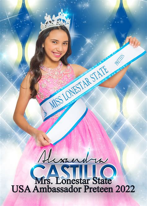 Pageant And Model Comp Or Signature Card Design Etsy