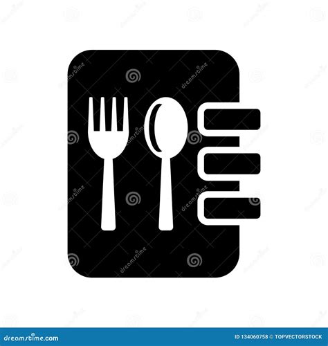 Menu Icon Vector Isolated On White Background Menu Sign Food Symbols