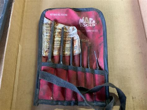 Mac Punch Set Air Chisel Set And Pry Bars Bigiron Auctions