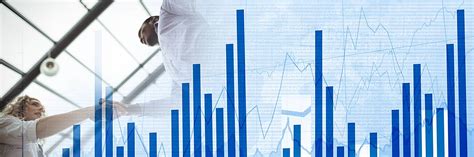 Blue Finance Graph Transition And A Handshake Amidst The Glass Ceiling In Business Photo