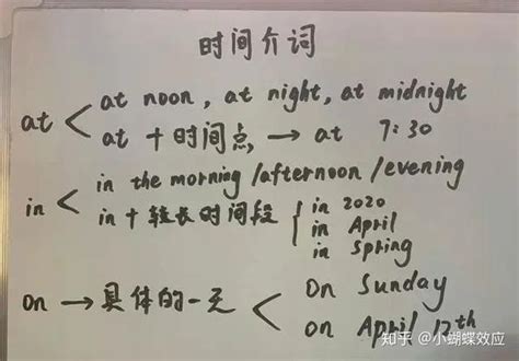 三分钟弄懂“at”，“in”，“on”三个时间介词的基本用法！ 知乎