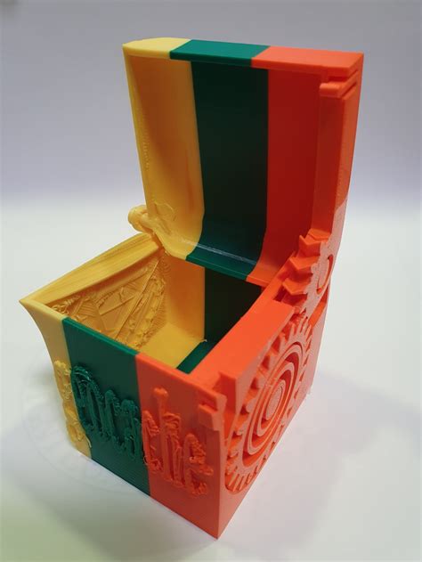 3d Printed Print In Place Spring Loaded Box • Made With Dagoma Discoultimate・cults