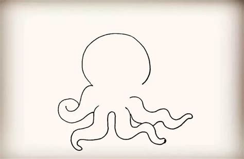 可爱的小八抓鱼简笔画怎么画 简笔画图片大全 普车都