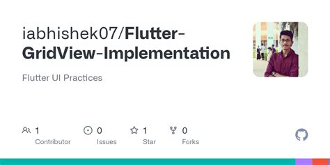 Github Iabhishek07flutter Gridview Implementation Flutter Ui Practices