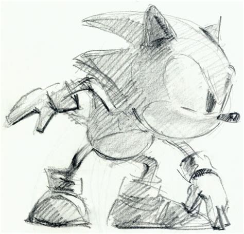 Segabits Sonic Cd Concept Art Of A Potential Sprite Pose