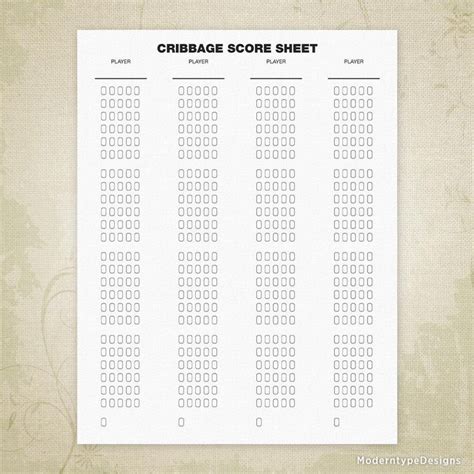 Printable Rules For Cribbage Card Game Free Printable