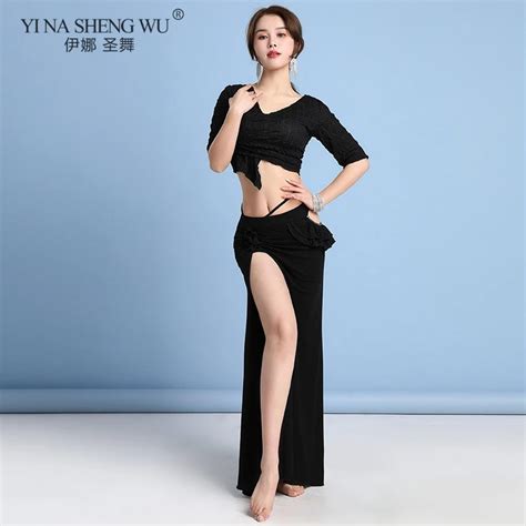 성인 동양 연습 세트 착용 성능 춤 여성 Bellydance 섹시한 긴 치마 밸리 댄스 연습 의상 세트 의류벨리 댄싱 Aliexpress
