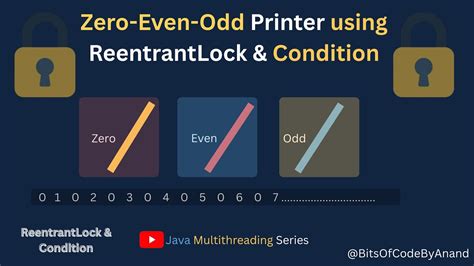 11 Master Zeroevenodd Problem Using Reentrantlock And Condition Java Multithreading Explained