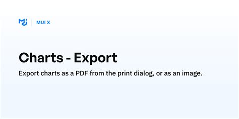 Charts Export Mui X