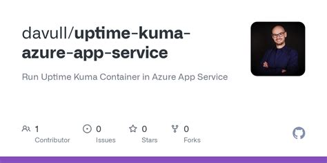 Github Davulluptime Kuma Azure App Service Run Uptime Kuma