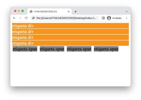Etiqueta Div Html Desde Cero