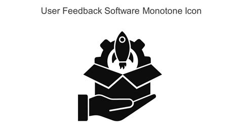 User Feedback Software Monotone Icon In Powerpoint Pptx Png And Editable Eps Format Ppt Slide