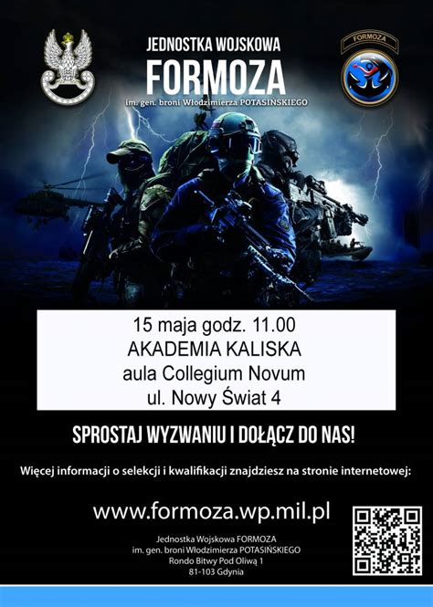 Spotkanie otwarte z komandosami morskimi z Jednostki Wojskowej Formoza!